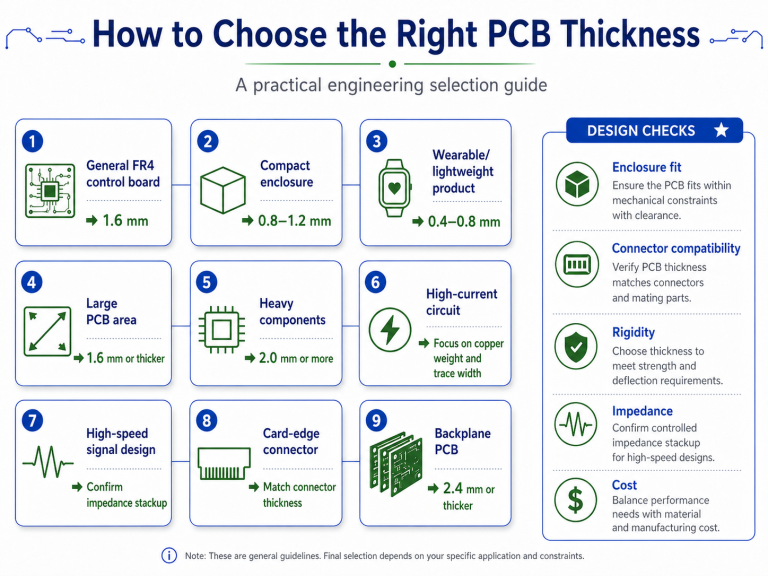 Standard PCB Board Thickness: Complete Guide for 2-Layer, 4-Layer and 6 ...